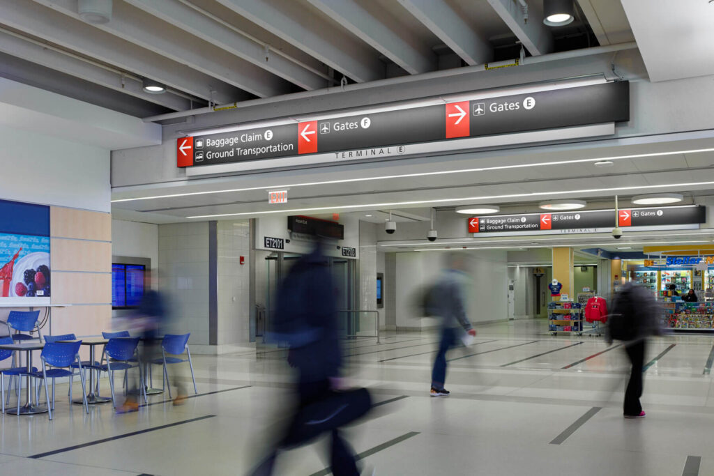 Philadelphia International Airport (PHL) – Wayfinding and Signage Upgrade - Gresham Smith